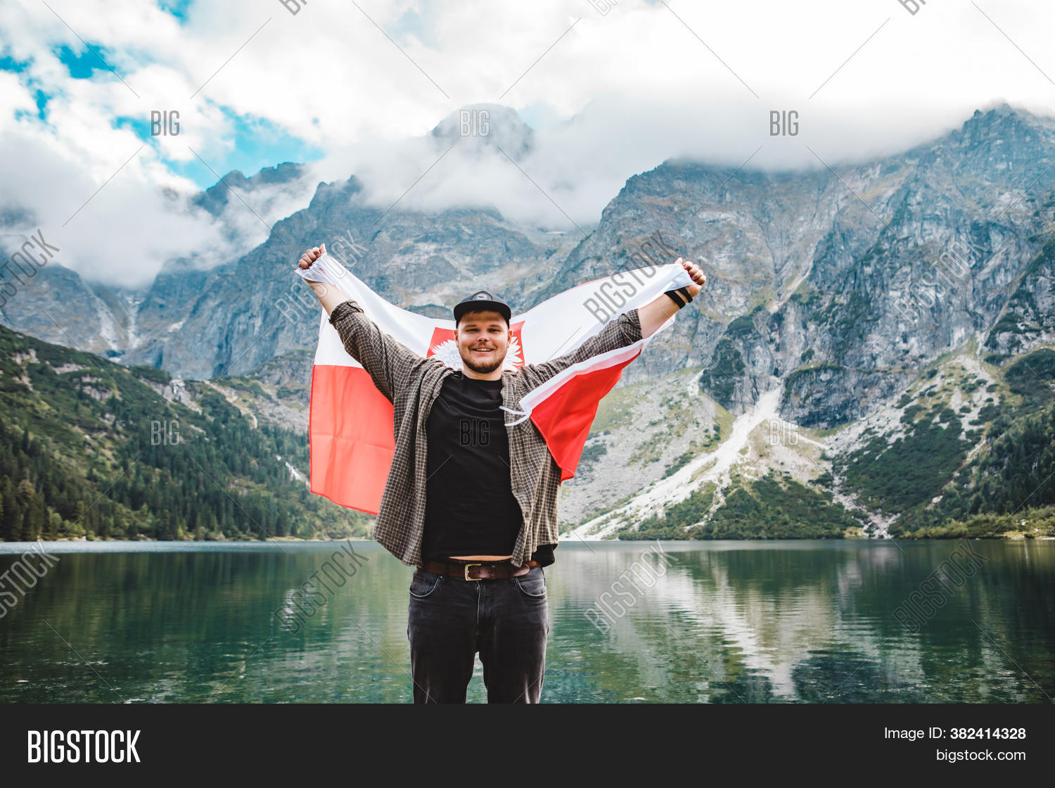 Man Poland Flag Eye Image & Photo (Free Trial) | Bigstock