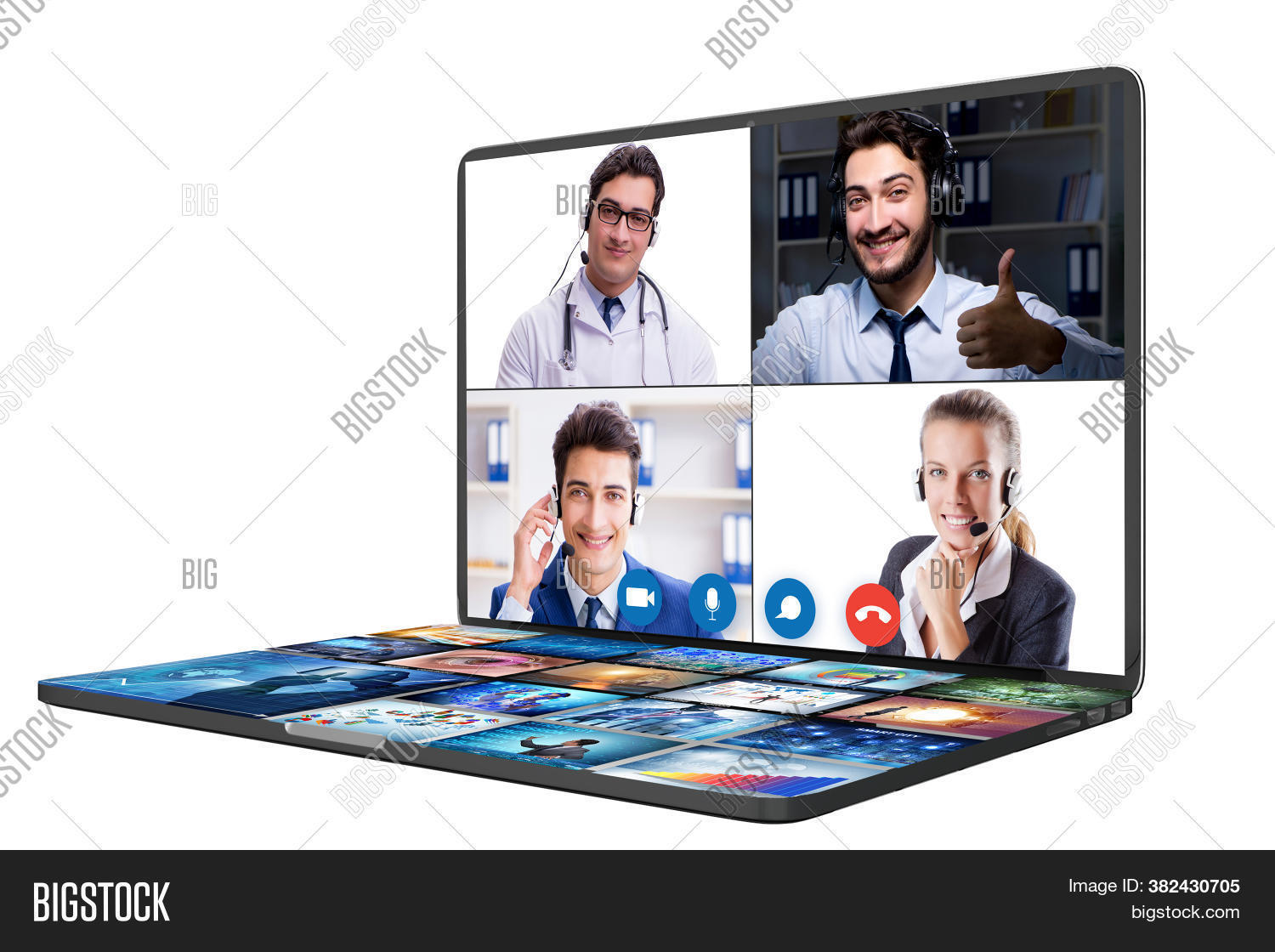 Concept Remote Video Image & Photo (Free Trial) | Bigstock