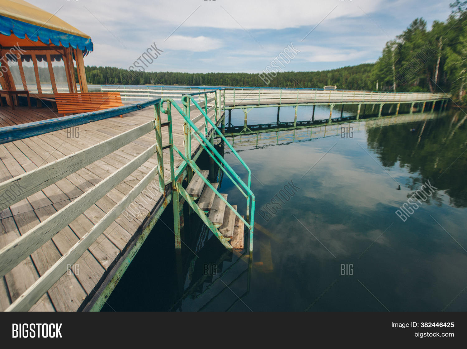 Fishing Bridge By Image & Photo (Free Trial) | Bigstock