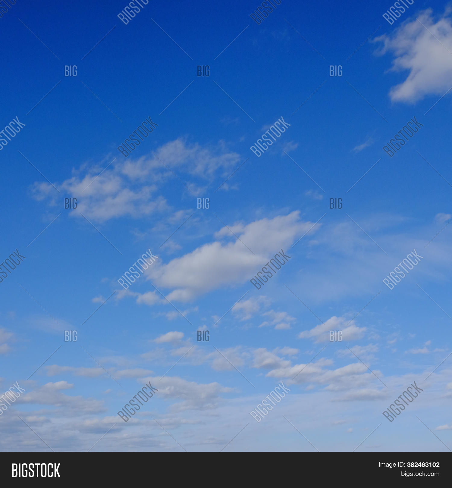 Blue Spring Sky White Image & Photo (Free Trial) | Bigstock