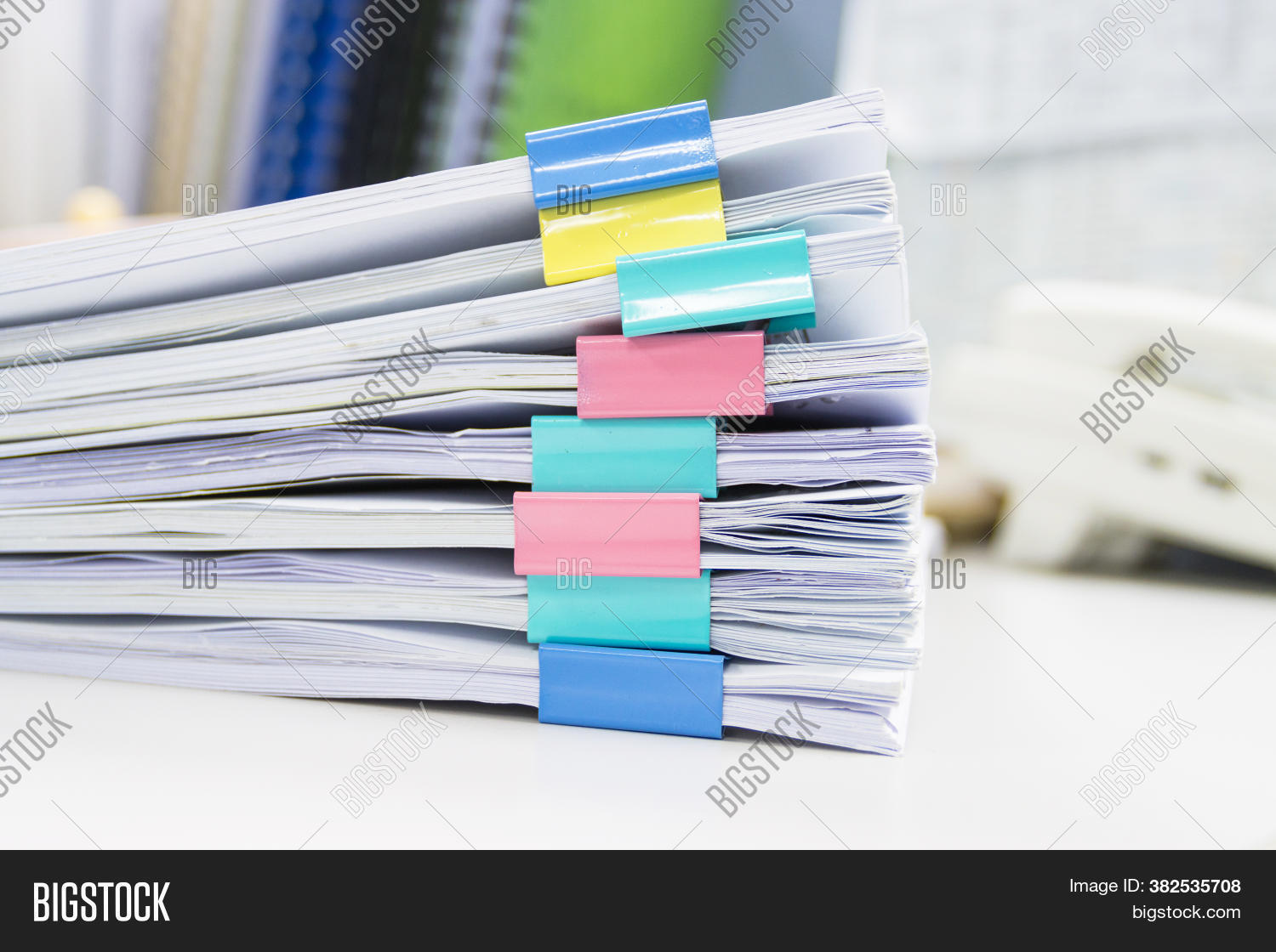 File Folder Stack Image & Photo (Free Trial) | Bigstock