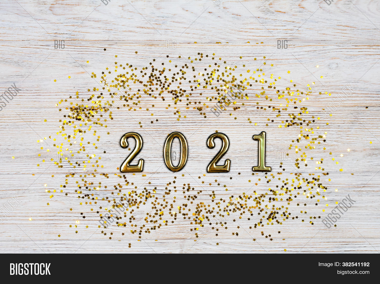 Gold Numbers 2021 Image & Photo (Free Trial) | Bigstock