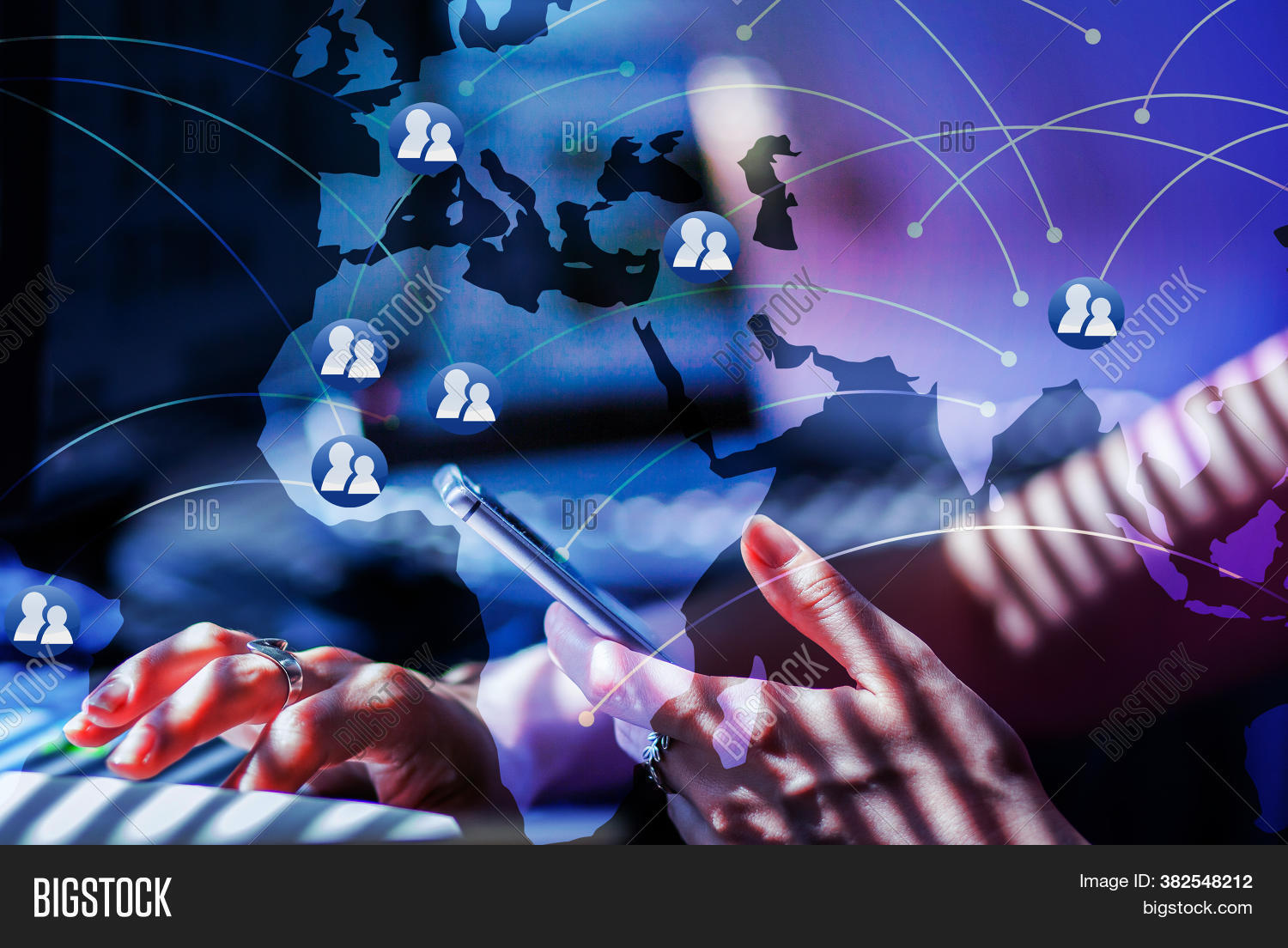 Global Connection Image & Photo (Free Trial) | Bigstock