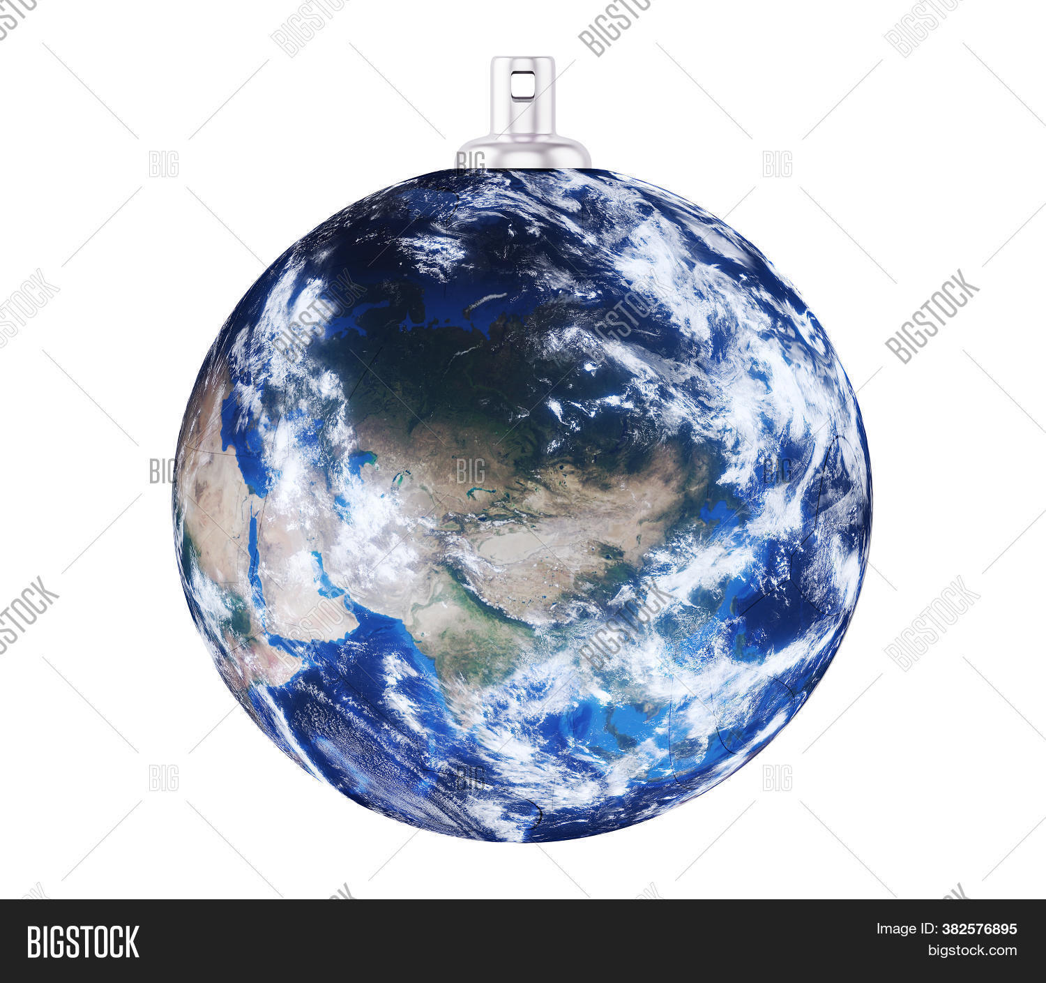 Christmas Ball Earth Image & Photo (Free Trial) | Bigstock