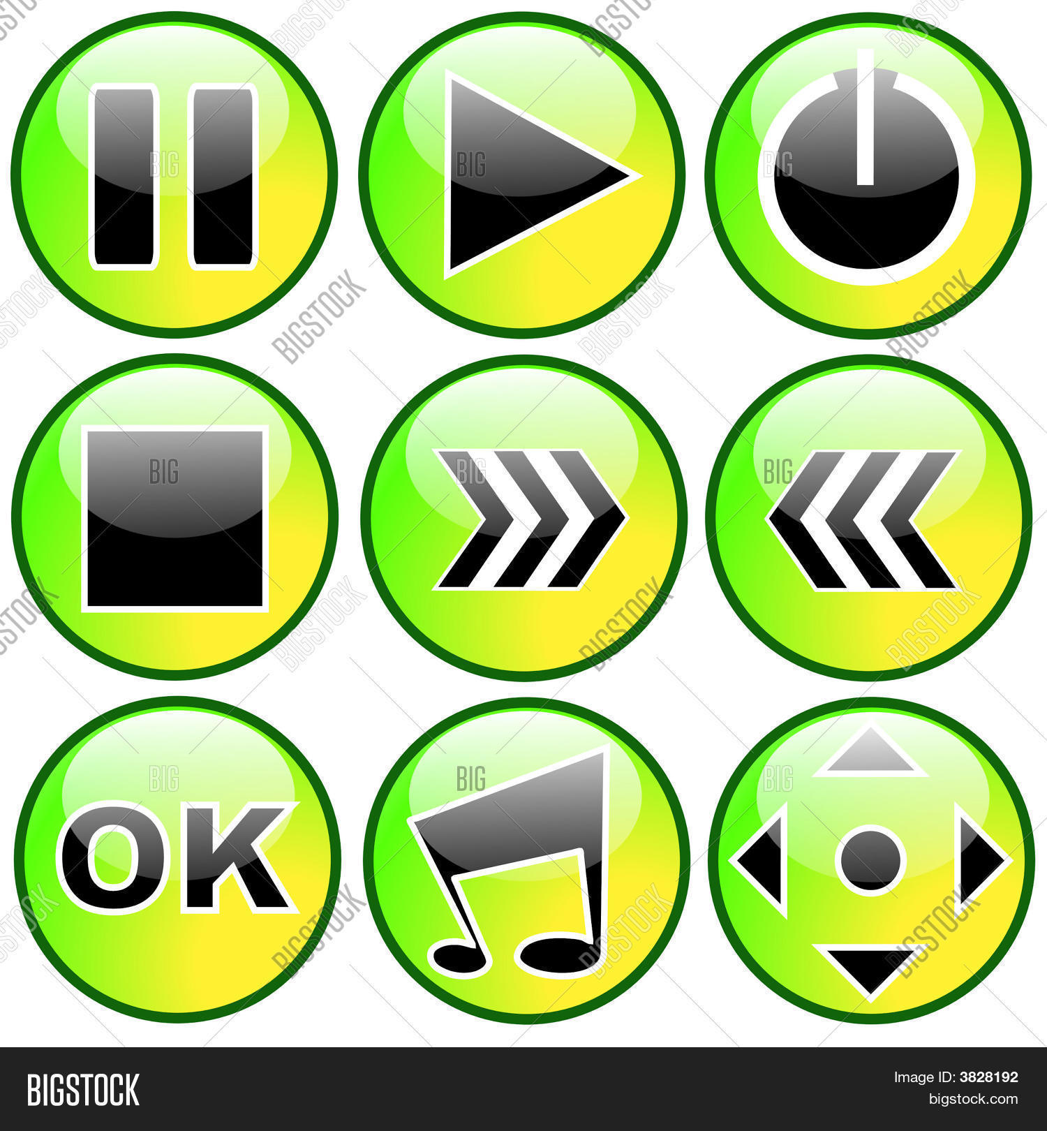 Media Control Icons Image & Photo (Free Trial) | Bigstock