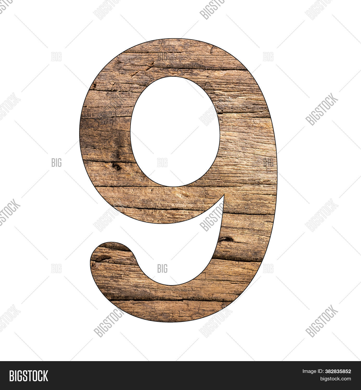No. 9 (nine) Vintage Image & Photo (Free Trial) | Bigstock