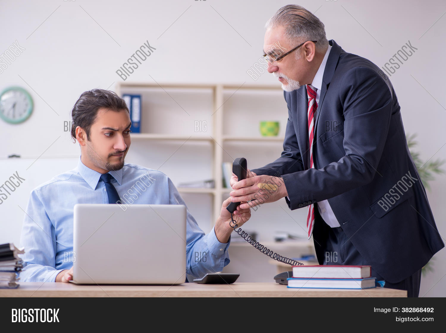 Two Employees Office Image & Photo (Free Trial) | Bigstock