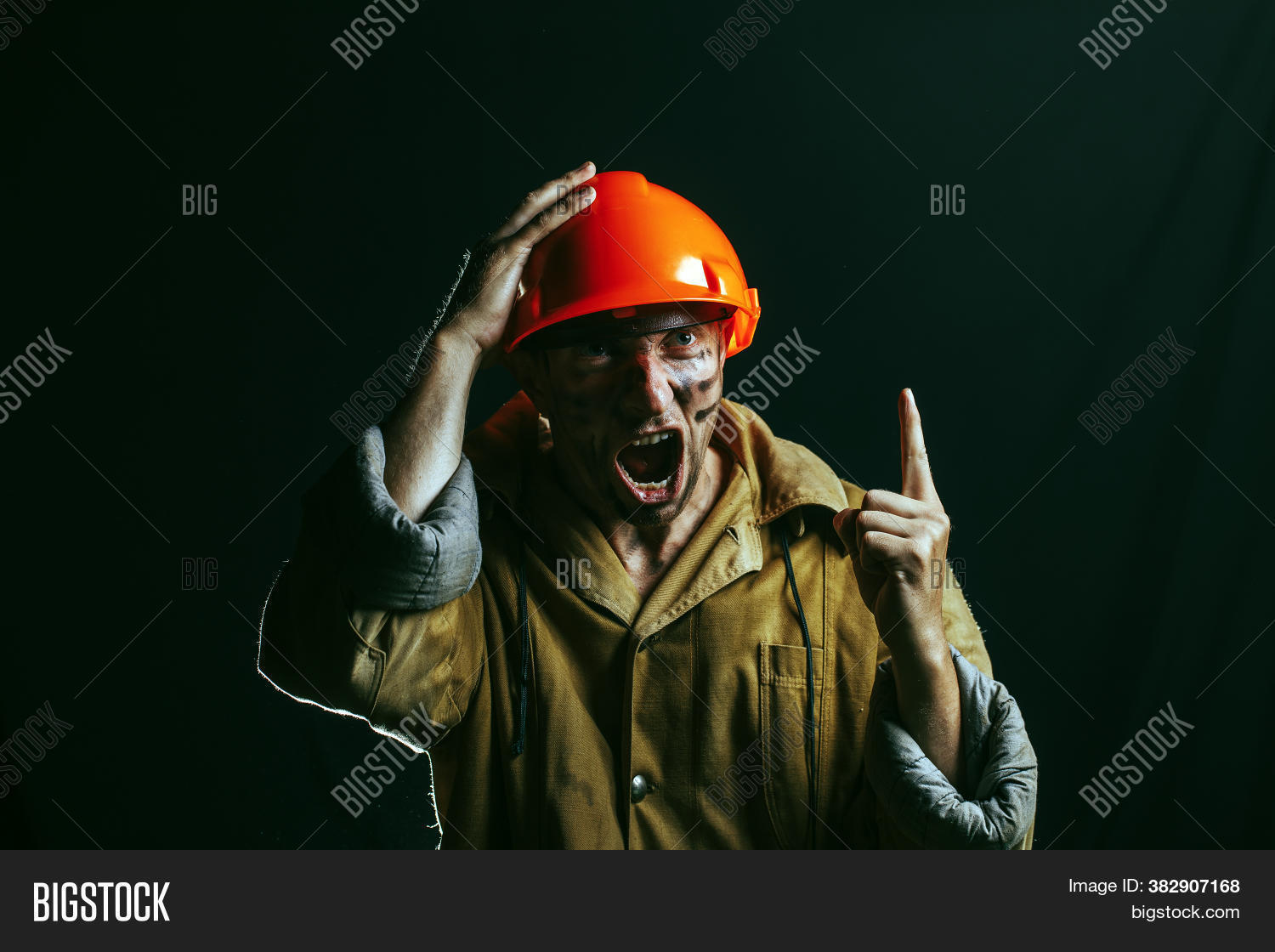 Man Painted Face War. Image & Photo (Free Trial) | Bigstock