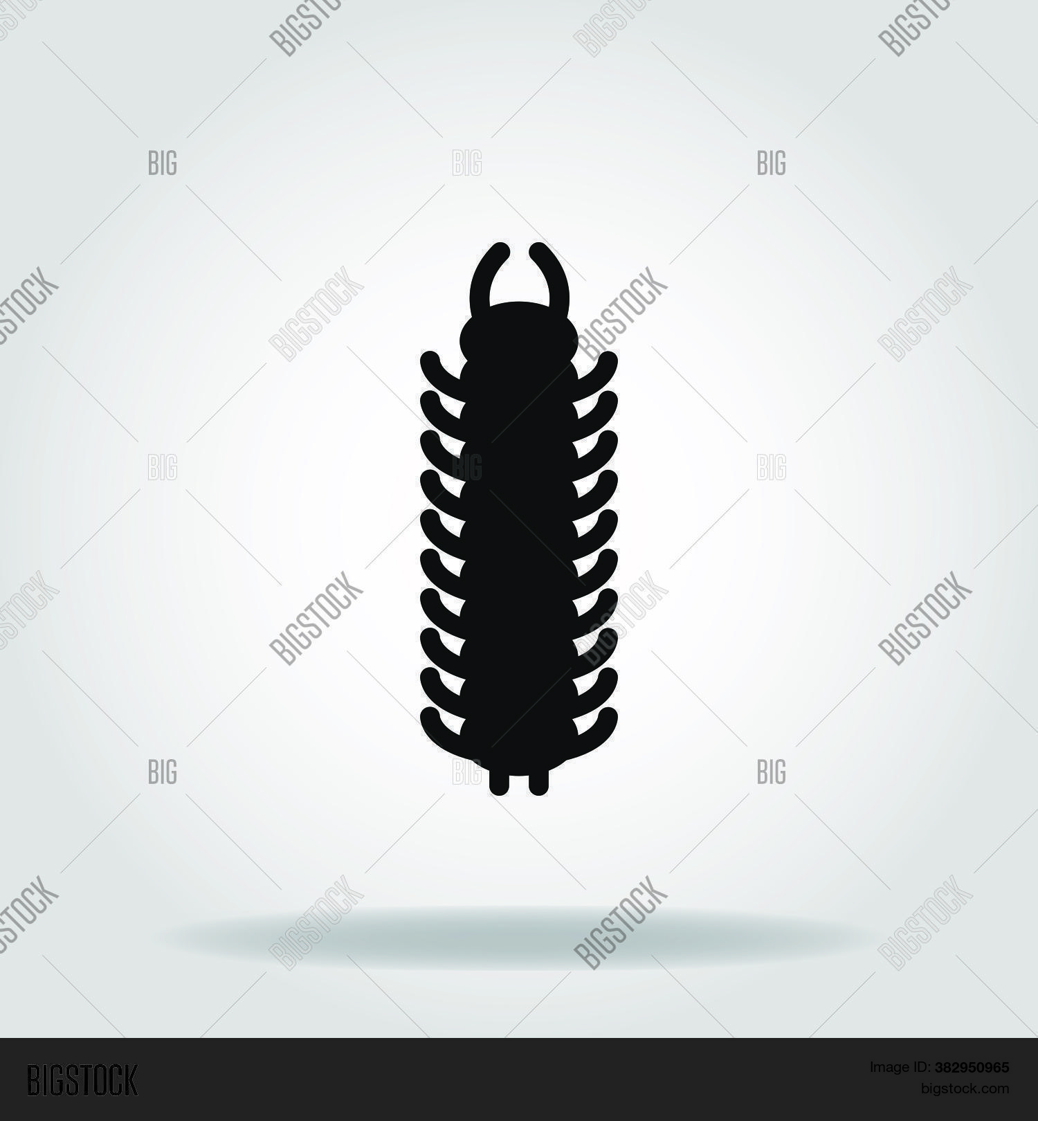 Logo Symbol Centipede Vector & Photo (Free Trial) | Bigstock