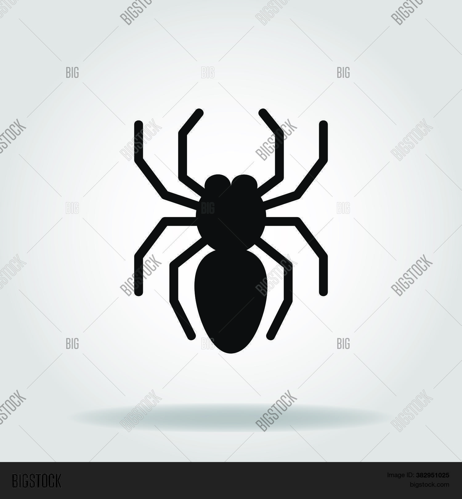 Logo Symbol Spider Vector & Photo (Free Trial) | Bigstock