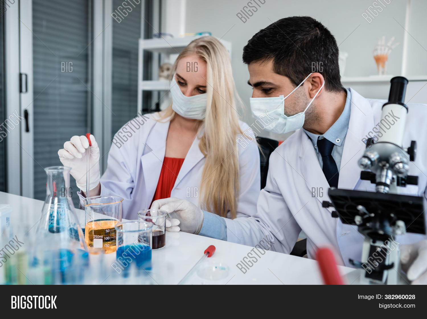 Two Scientists Working Image & Photo (Free Trial) | Bigstock