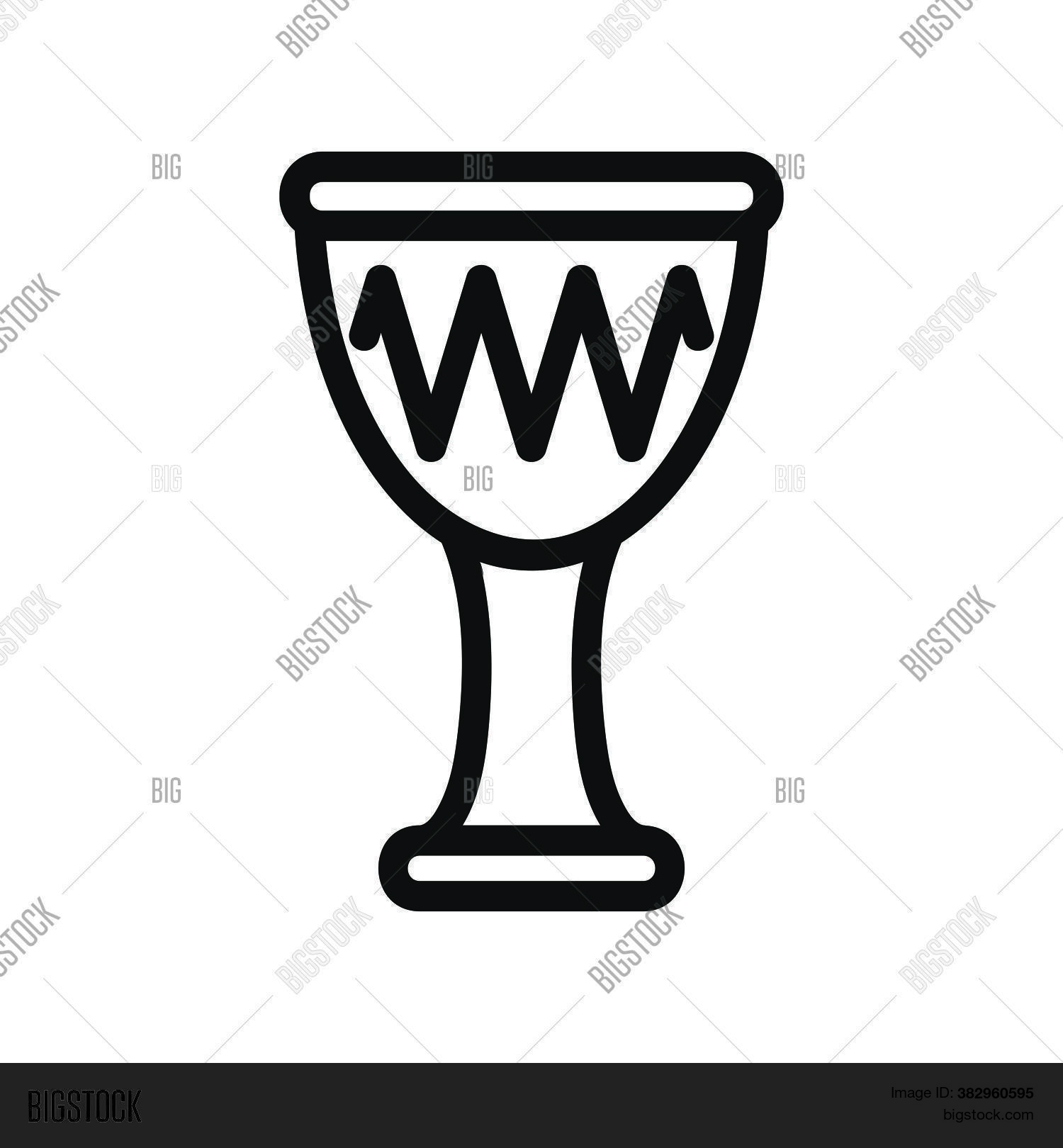 Logo Symbol Djembe Vector & Photo (Free Trial) | Bigstock