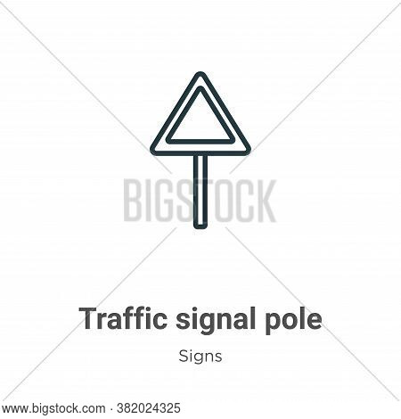 Traffic Signal Pole Vector & Photo (Free Trial) | Bigstock