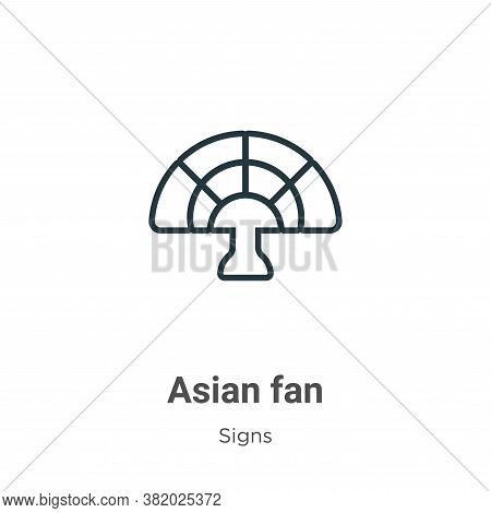 Asian Fan Icon Vector & Photo (Free Trial) | Bigstock