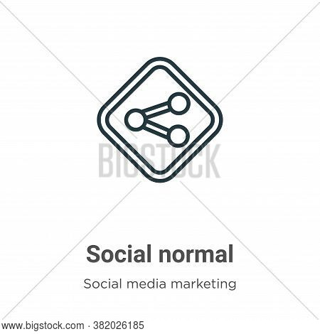 Social Normal Icon Vector & Photo (Free Trial) | Bigstock