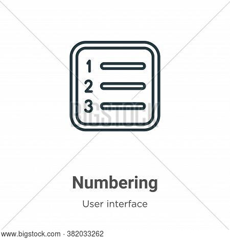 Numbering Icon Vector & Photo (Free Trial) | Bigstock