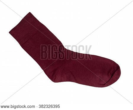 Cotton Dark Red Socks Image & Photo (Free Trial) | Bigstock