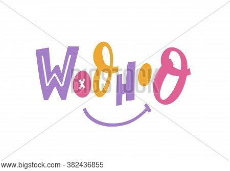 Woohoo Text. Modern Vector & Photo (Free Trial) | Bigstock