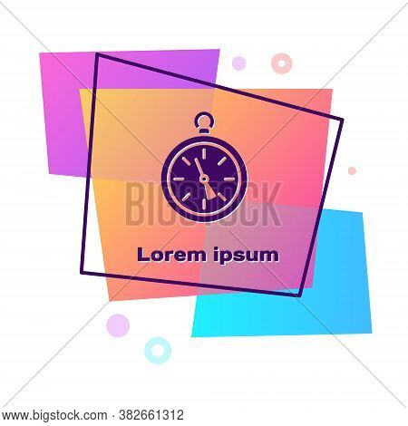 Purple Compass Icon Vector & Photo (Free Trial) | Bigstock