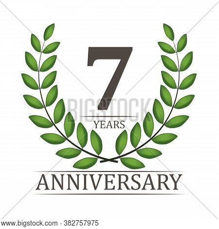 7 Years Anniversary Vector & Photo (Free Trial) | Bigstock