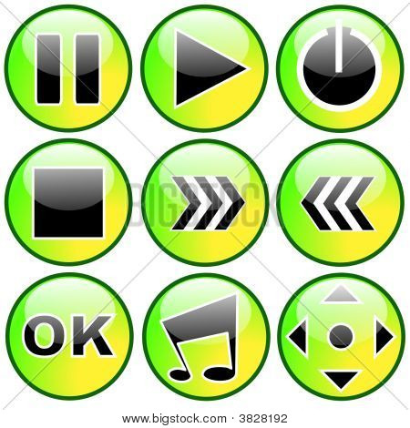 Media Control Icons Image & Photo (Free Trial) | Bigstock