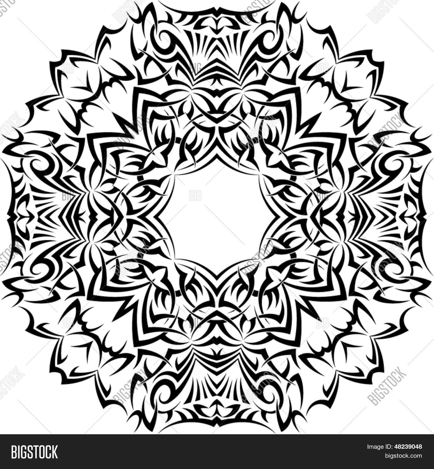 Tattoo Tribal Square Vector & Photo (Free Trial) | Bigstock