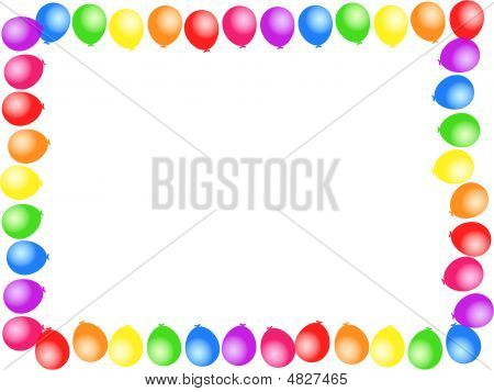 Balloon Border Image & Photo (Free Trial) | Bigstock