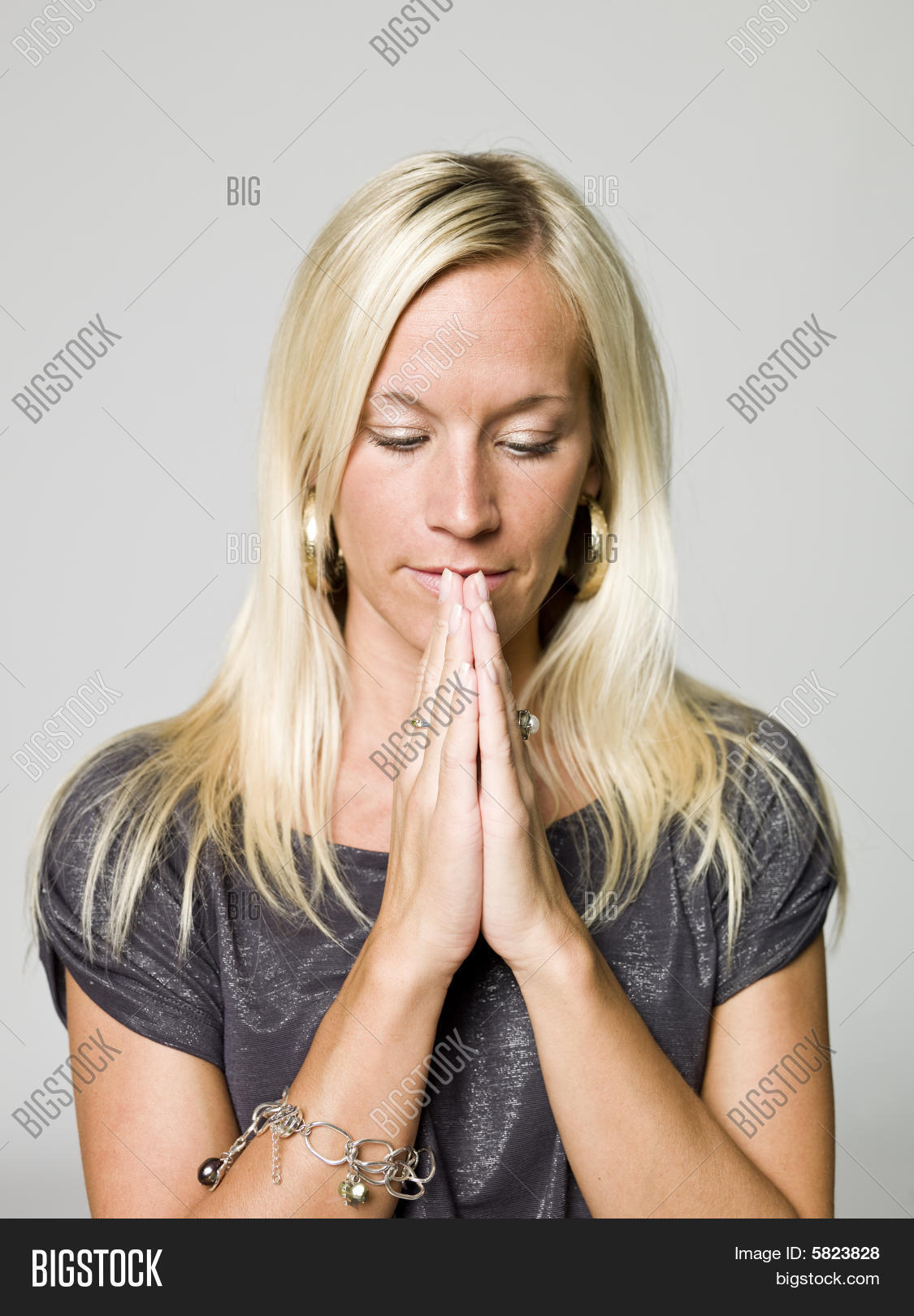 Portrait Praying Woman Image & Photo (Free Trial) | Bigstock