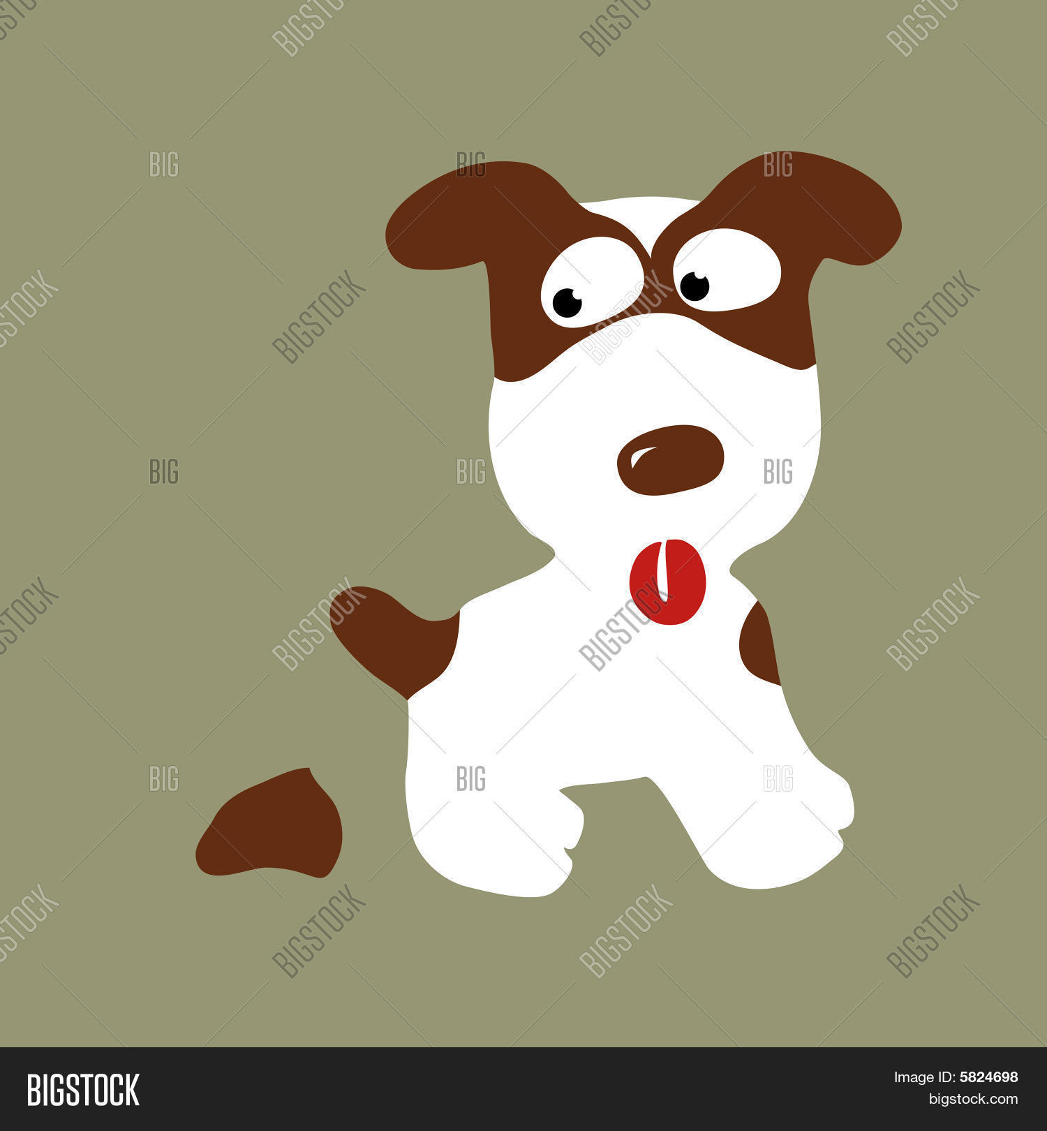 Pooping Dog Vector & Photo (Free Trial) | Bigstock