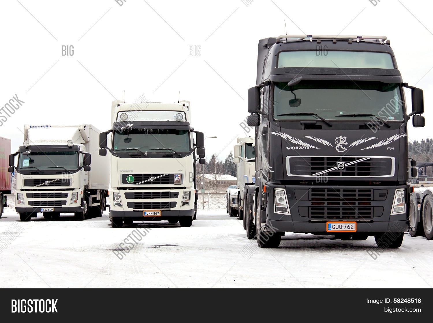 Group Volvo Trucks Image & Photo (Free Trial) | Bigstock