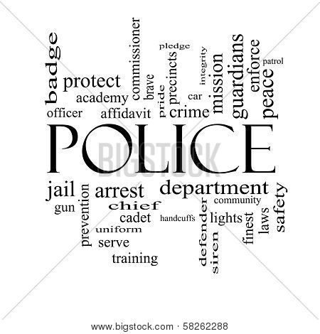 Police Word Cloud Image & Photo (Free Trial) | Bigstock