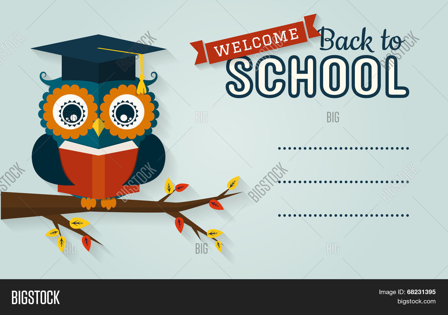 Welcome Back To School Owl