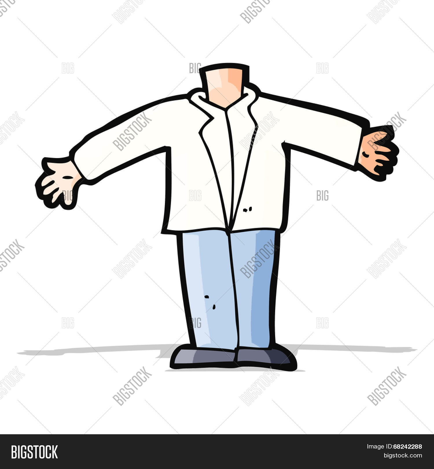 Cartoon Body Waving Vector & Photo (Free Trial) | Bigstock