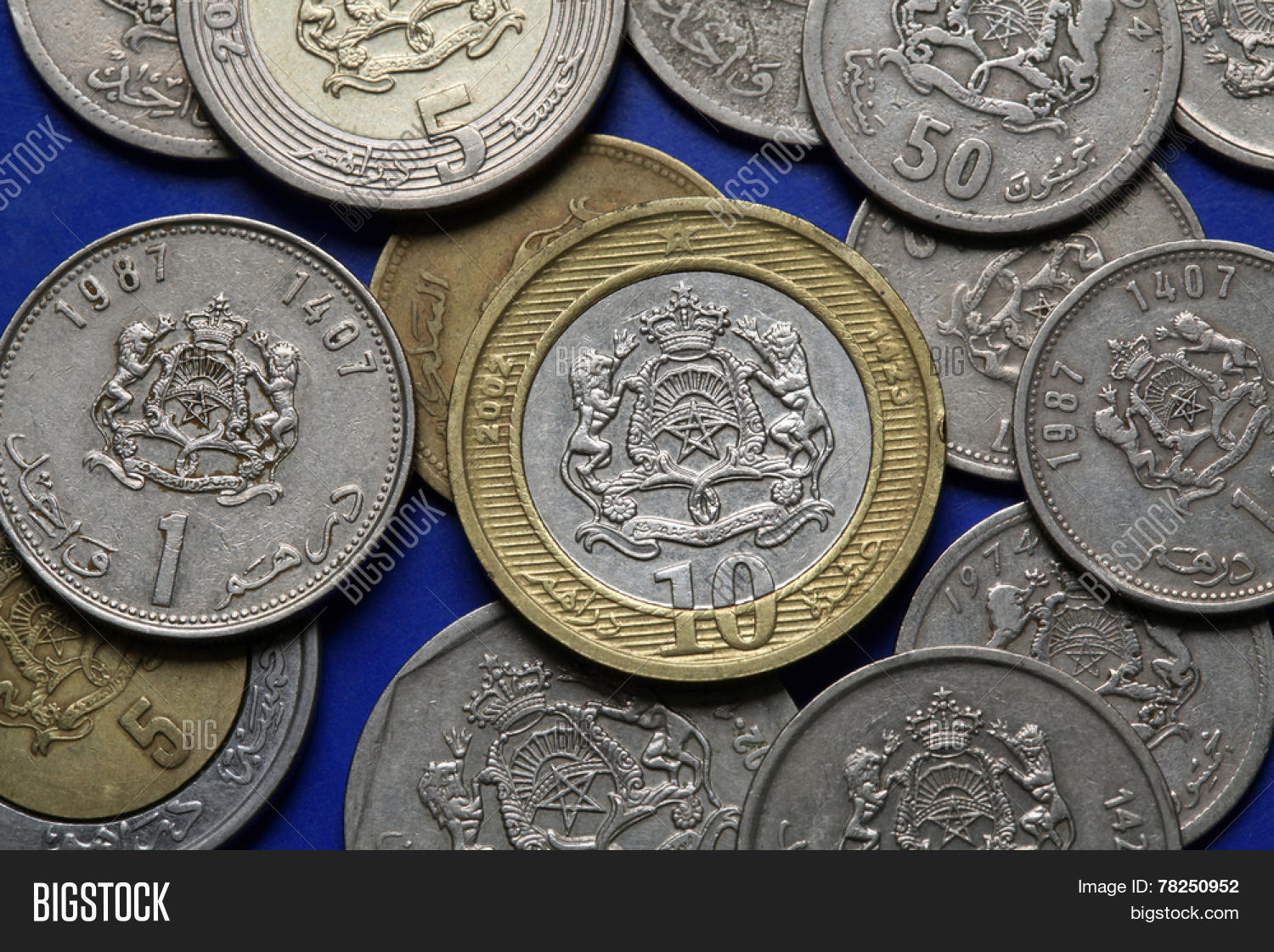 Coins Morocco. Coat Image & Photo (Free Trial) | Bigstock