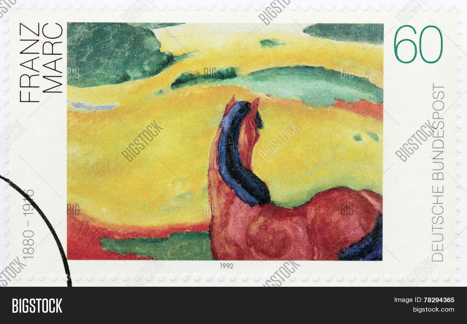 Franz Marc Stamp Image & Photo (Free Trial) | Bigstock