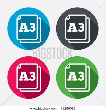 Paper Size A3 Vector & Photo (Free Trial) | Bigstock