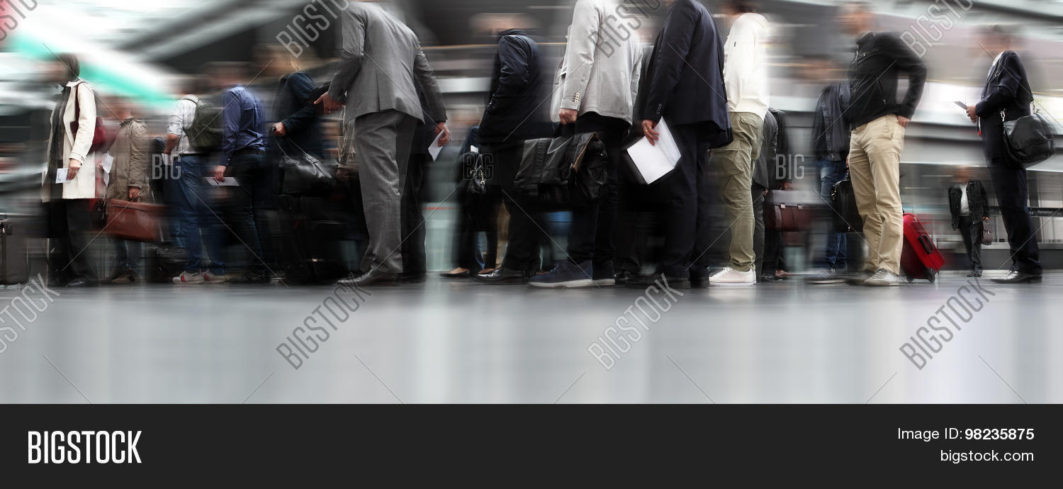 People Waiting Line, Image & Photo (Free Trial) | Bigstock