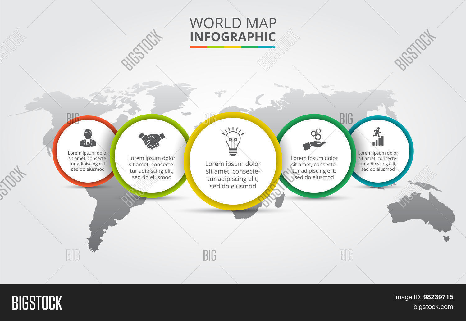 Vector World Map Vector & Photo (Free Trial) | Bigstock