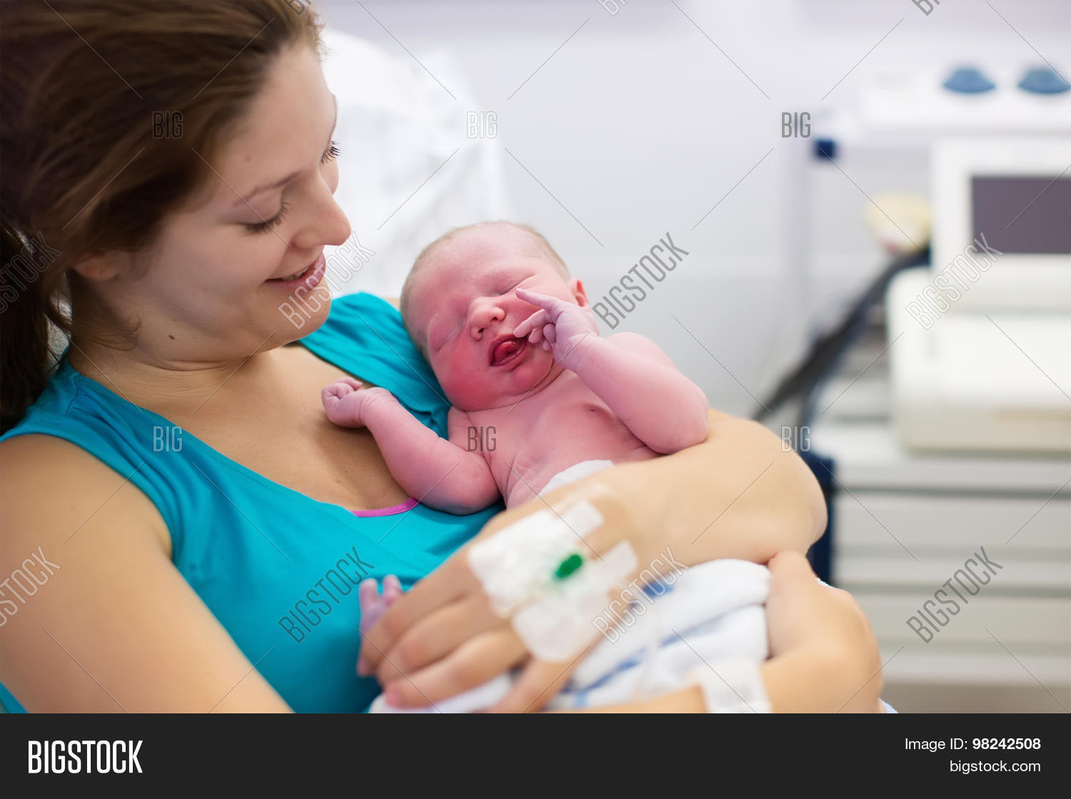 Young Mother Giving Image & Photo (Free Trial) | Bigstock