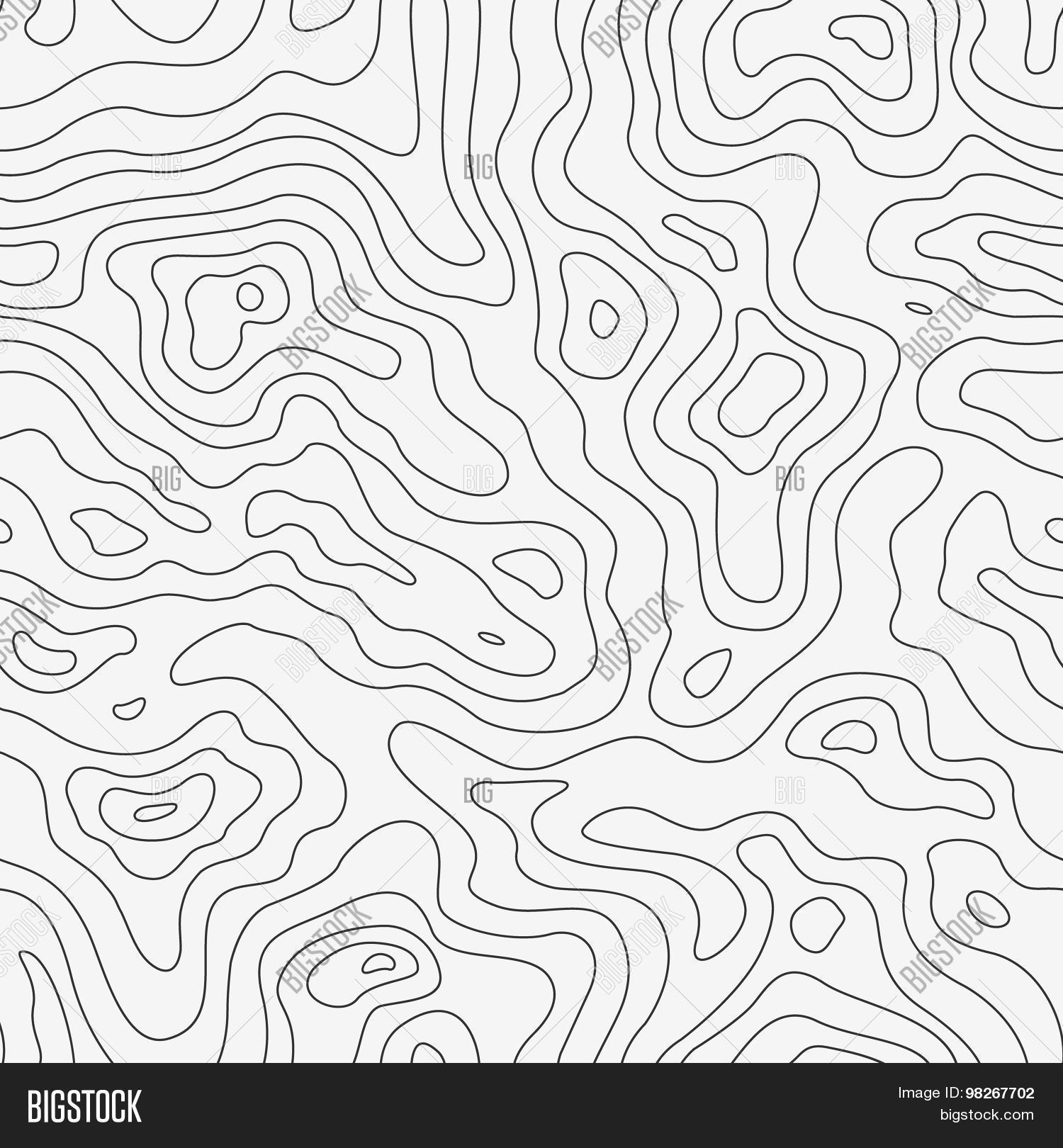 Topographic Map Vector & Photo (Free Trial) | Bigstock