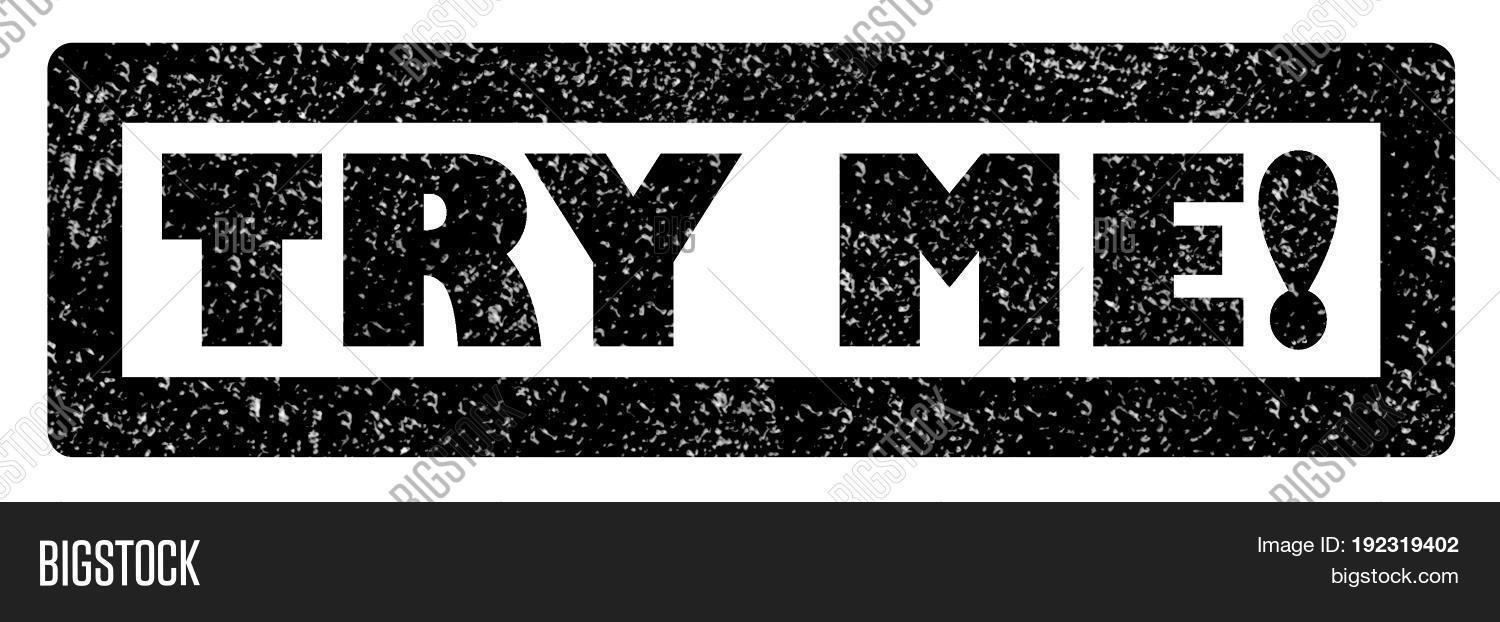 Try Me Stamp On White Image & Photo (Free Trial) | Bigstock