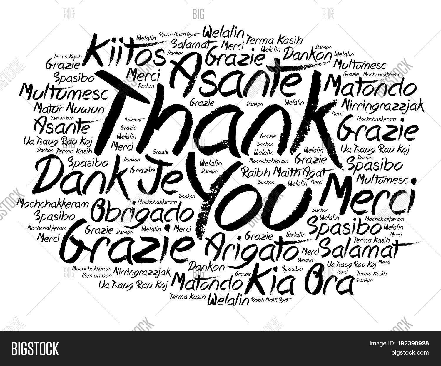 Thank You Word Cloud Image & Photo (Free Trial) | Bigstock