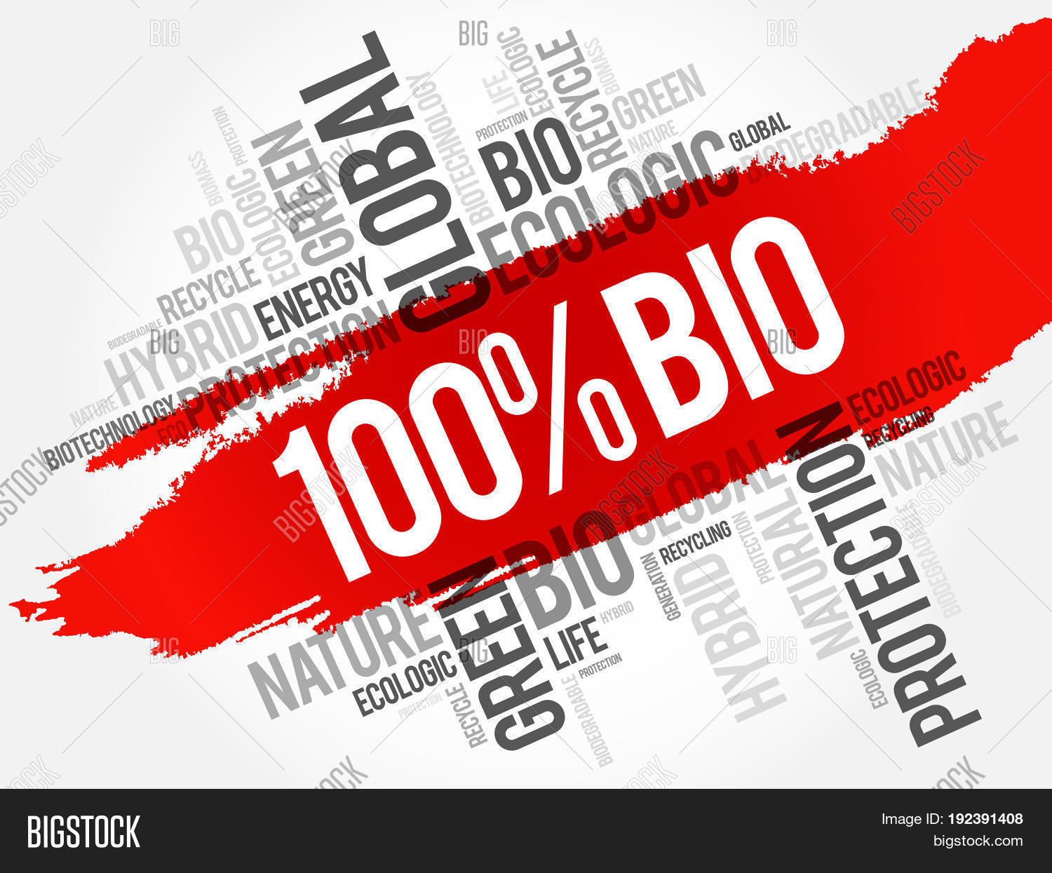 100% BIO Word Cloud Image & Photo (Free Trial) | Bigstock