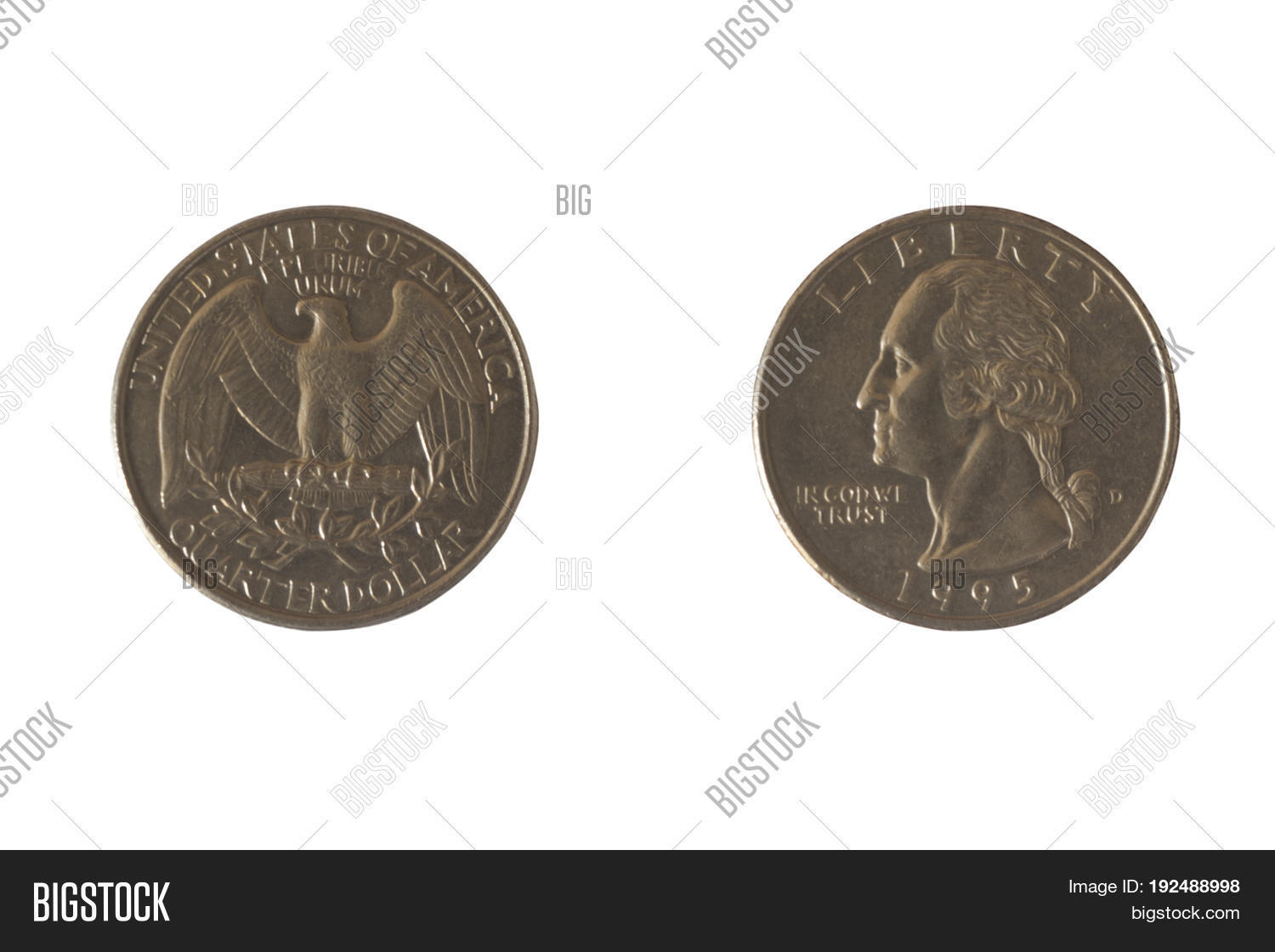 Coin USA 25 Cents Image & Photo (Free Trial) | Bigstock
