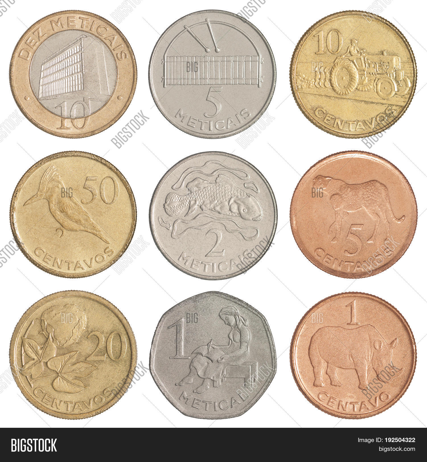 Set Mozambican Coins Image & Photo (Free Trial) | Bigstock