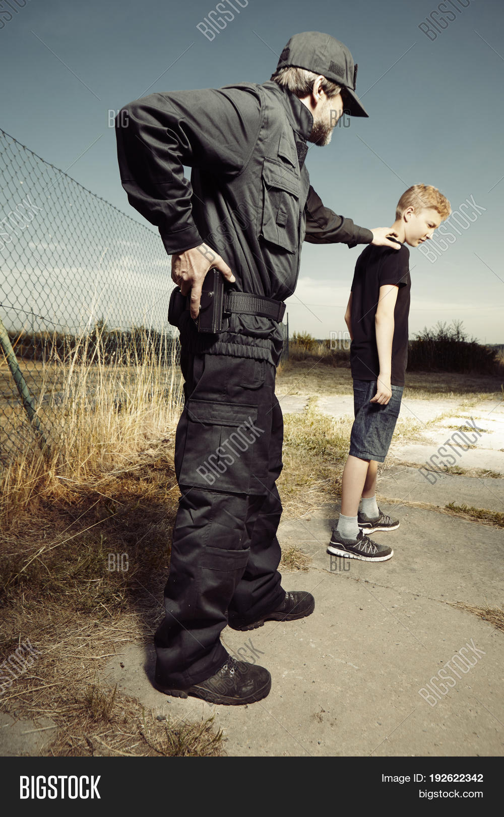 Police Man Catching Image & Photo (Free Trial) | Bigstock