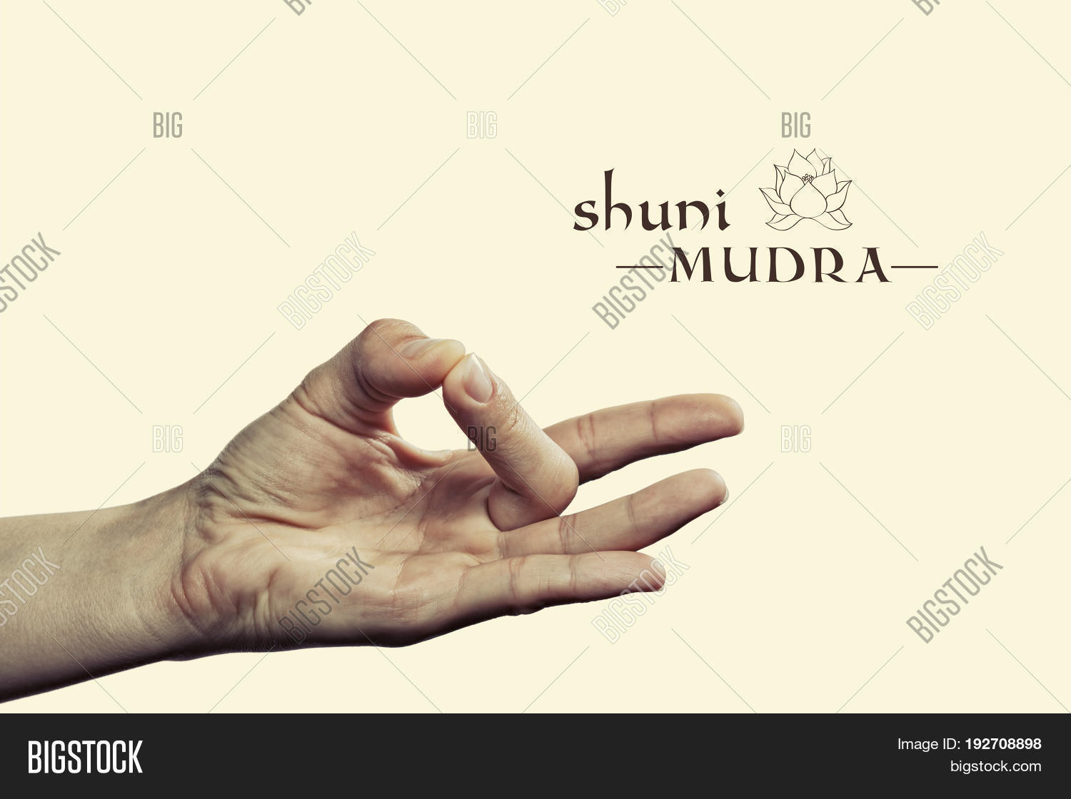 Shuni Mudra. Yogic Image & Photo (Free Trial) | Bigstock