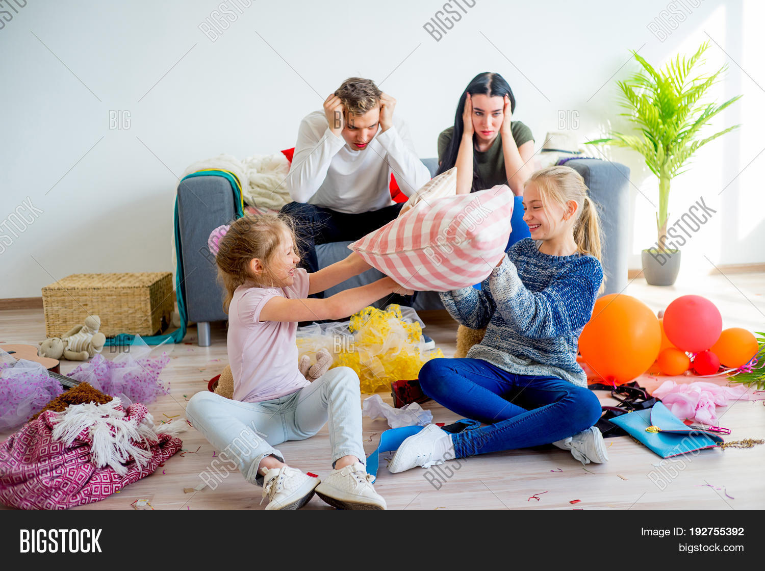 Kids Romping Home Image & Photo (Free Trial) | Bigstock