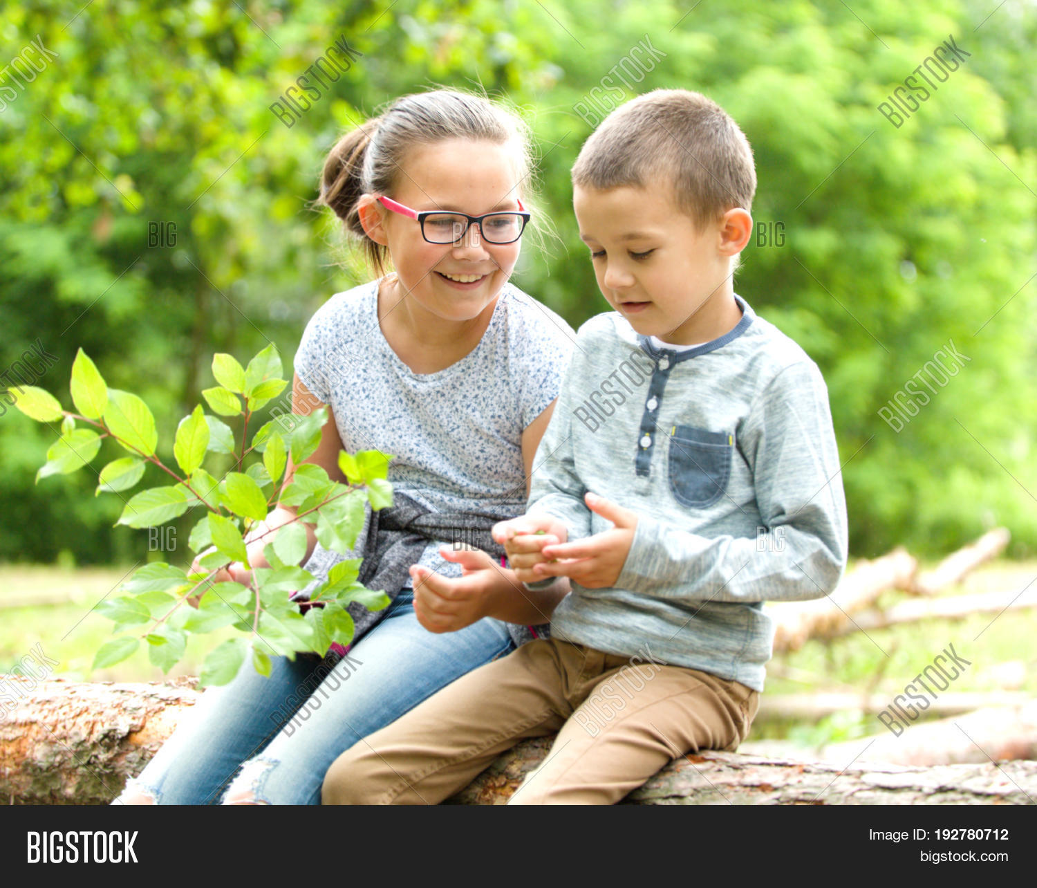 Cute Children Playing Image & Photo (Free Trial) | Bigstock