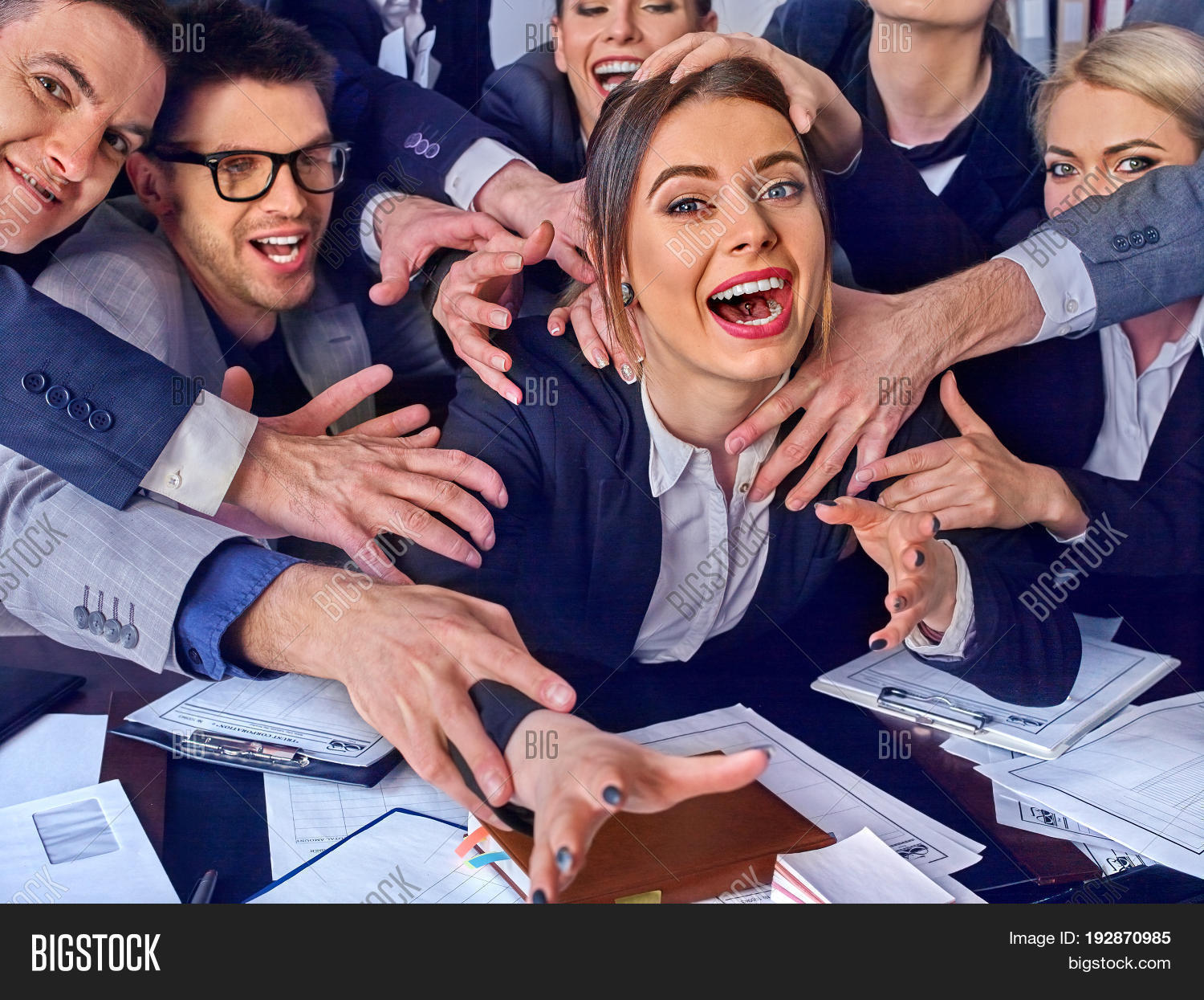 Unhappy Office Workers